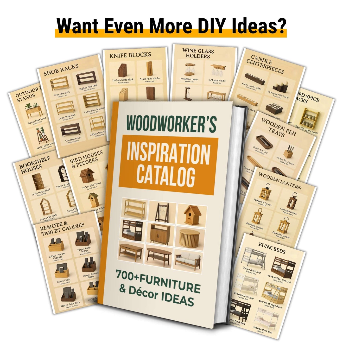 700+ Woodworking Ideas Catalog – Bevis Wood Club